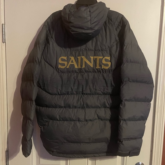 NFL | Jackets & Coats | Nfl Saints Puffer Coat | Poshmark